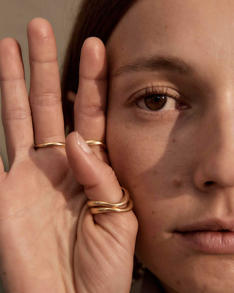 ECHO RING (18K GOLD VERMEIL) – KIRSTIN ASH (New Zealand)